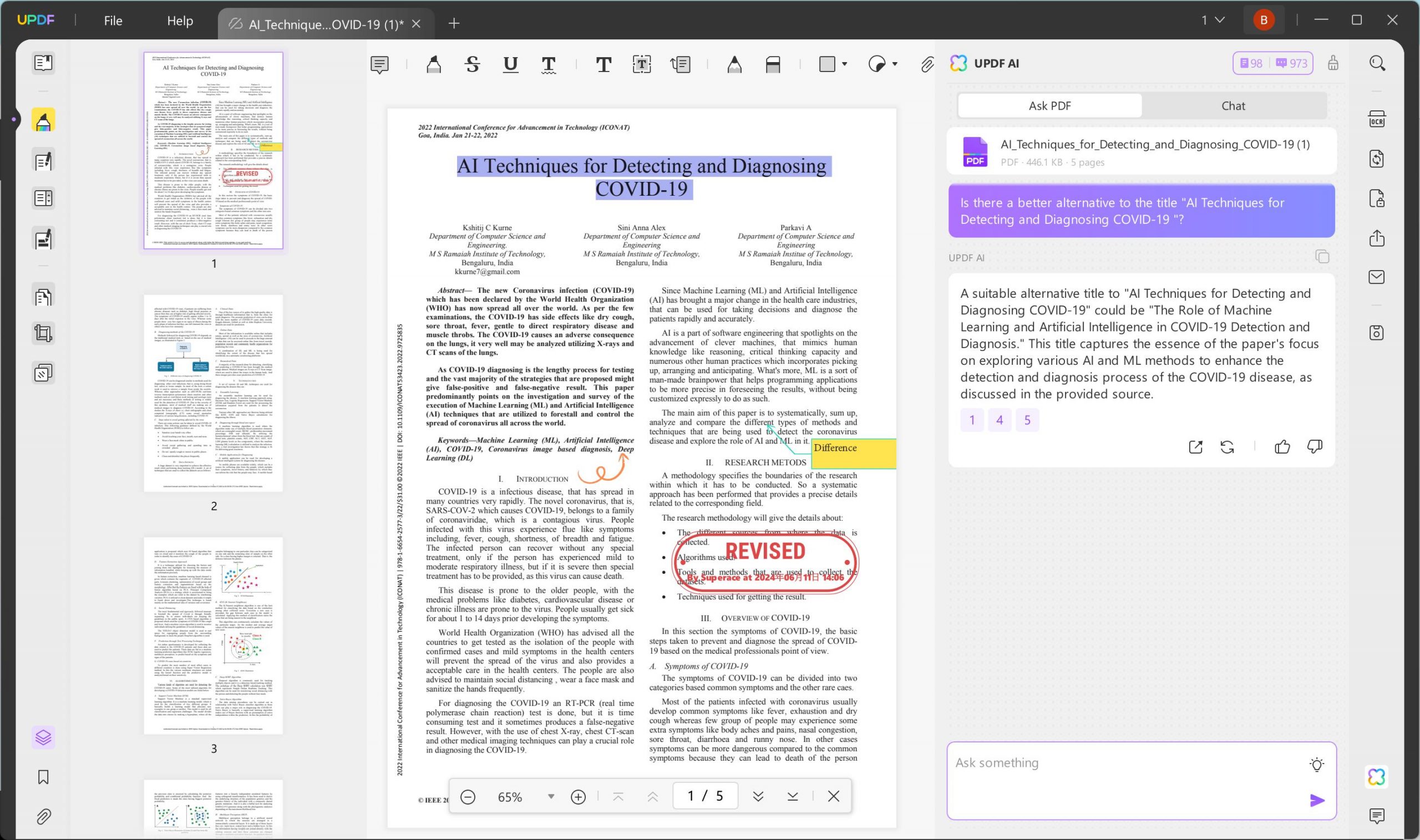 Enhance Your Research with AI Tools for Research |UPDF