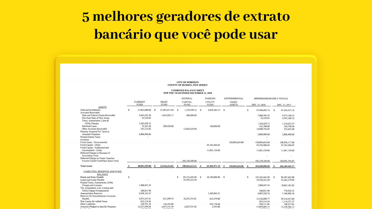5 melhores geradores de extratos bancários (com guia)| UPDF