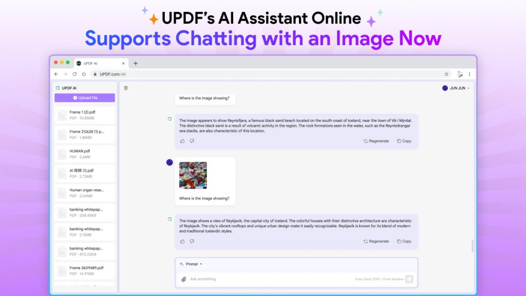 Chatting with an Image Online is Supported Now | UPDF