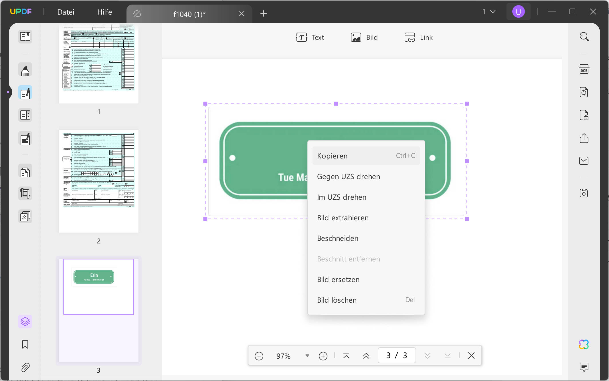 So kopieren Sie einen Stempel für PDF schnell und einfach | UPDF