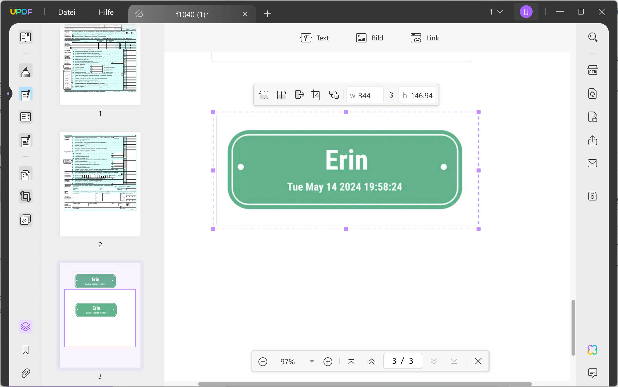 So kopieren Sie einen Stempel für PDF schnell und einfach | UPDF