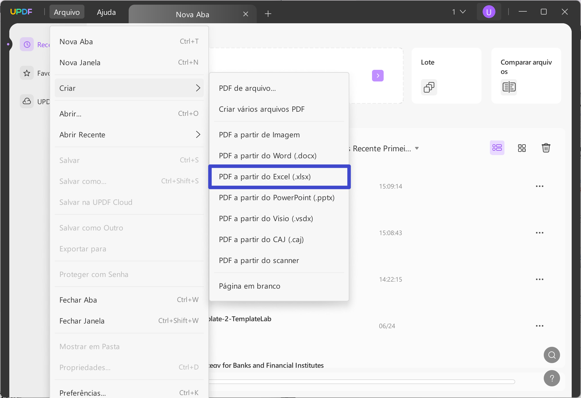 Como salvar todas as planilhas do Excel em um PDF com UPDF | UPDF
