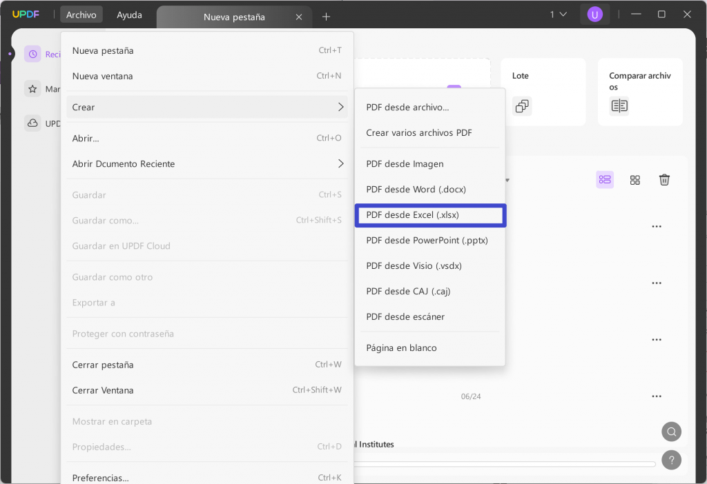 Cómo guardar todas las hojas de Excel en un PDF con UPDF | UPDF