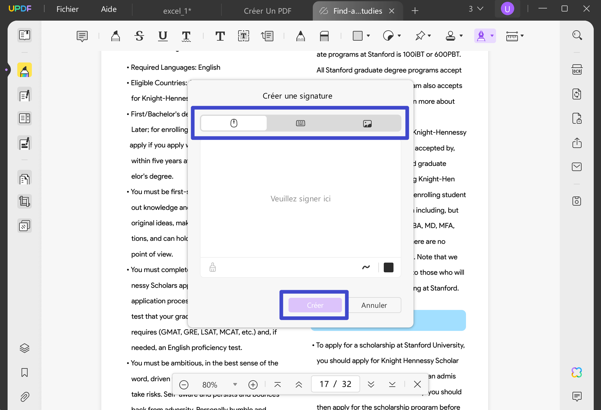 Comment ajouter une signature au PDF dans Microsoft Edge | UPDF