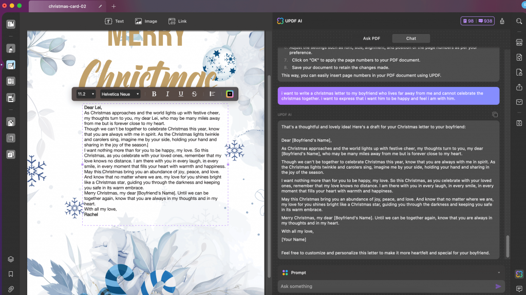 How to Write a Christmas Letter? (Step by Step) | UPDF