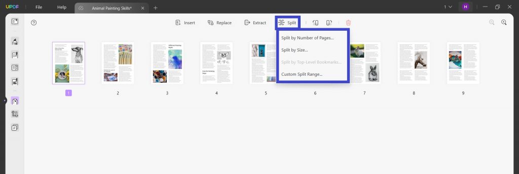 Divide a Word Page into 4 Quarters or Pages - UPDF