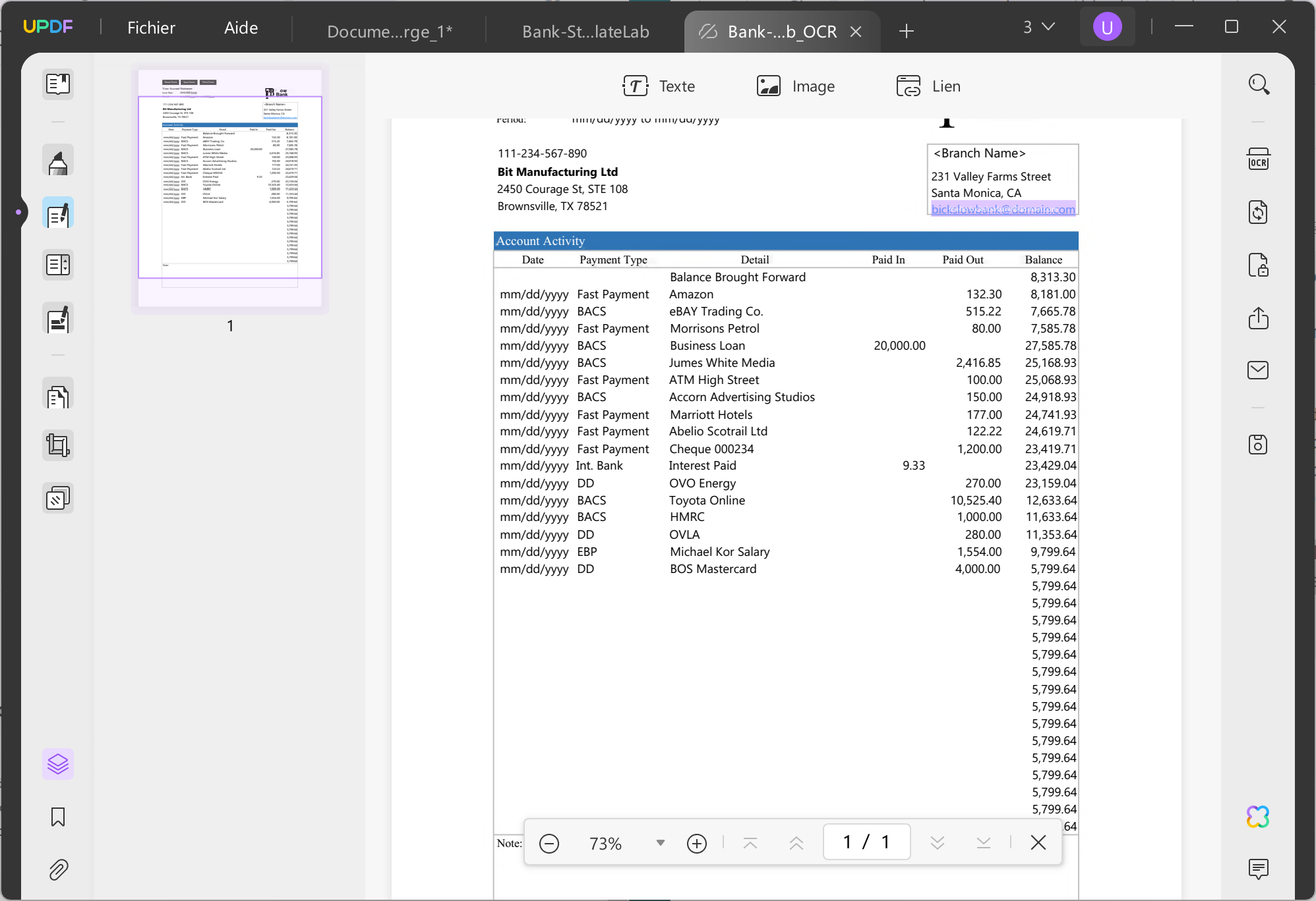 5 meilleurs générateurs de relevés bancaires (avec guide) | UPDF