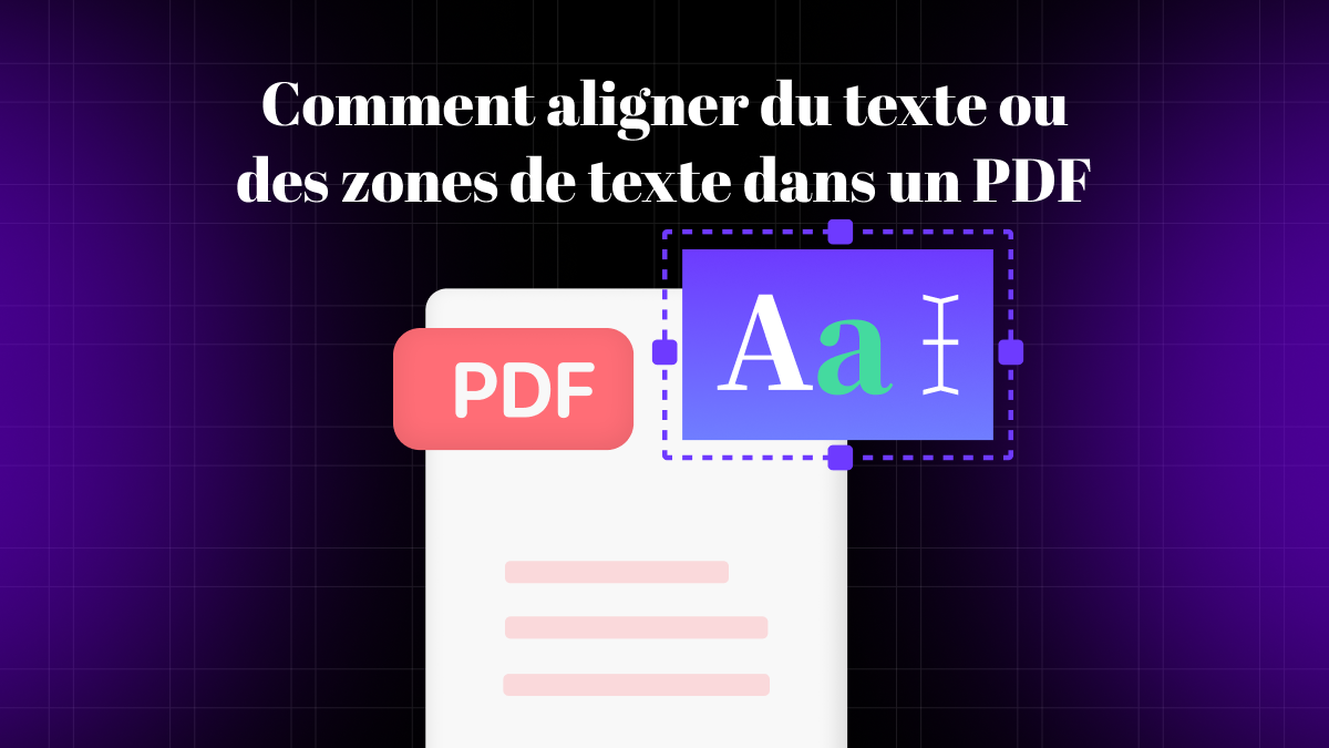 Comment aligner du texte dans le PDF | UPDF