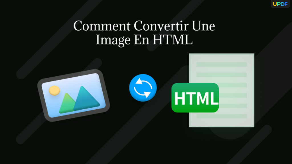 Convertir une image en HTML en ligne et hors ligne | UPDF