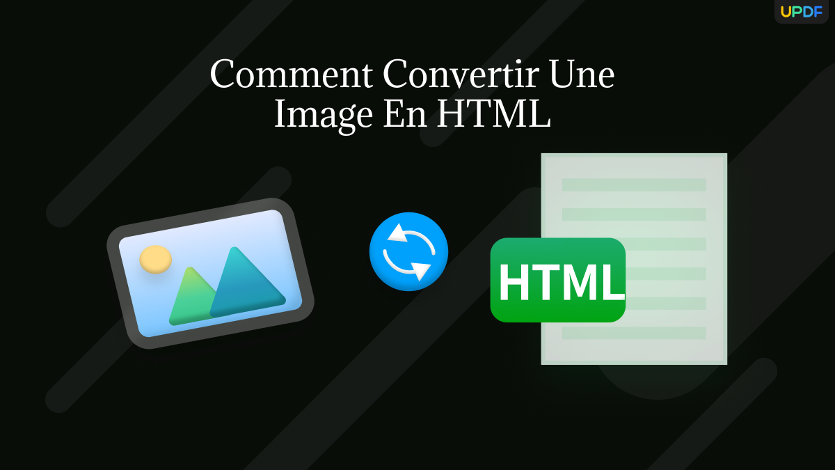 Convertir une image en HTML en ligne et hors ligne | UPDF