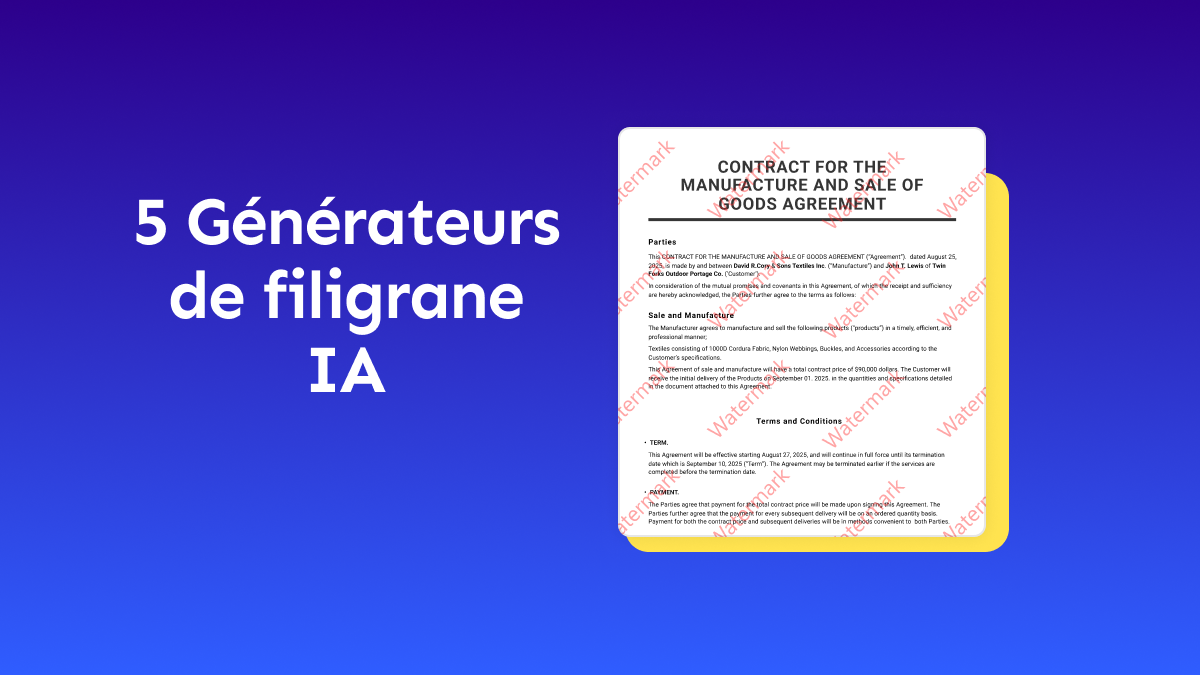 Les 5 meilleurs générateurs de filigranes IA | UPDF
