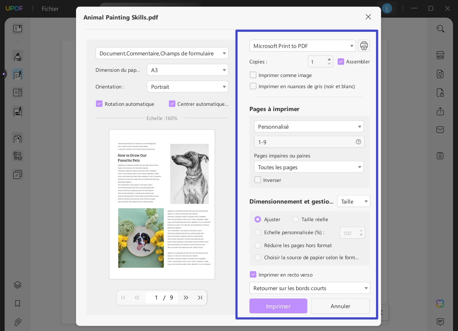 Guide ultime pour convertir le fichier A4 en A3 | UPDF