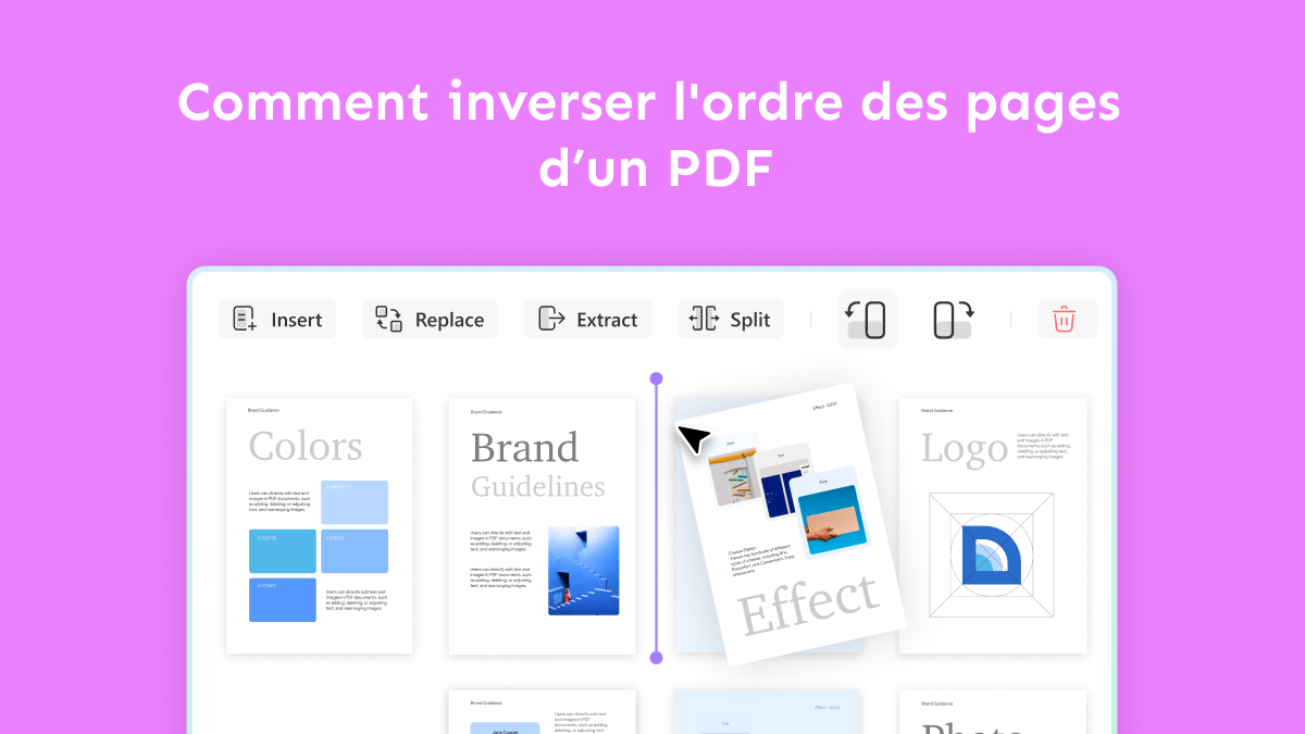 Comment inverser l'ordre des pages d'un PDF ? | UPDF