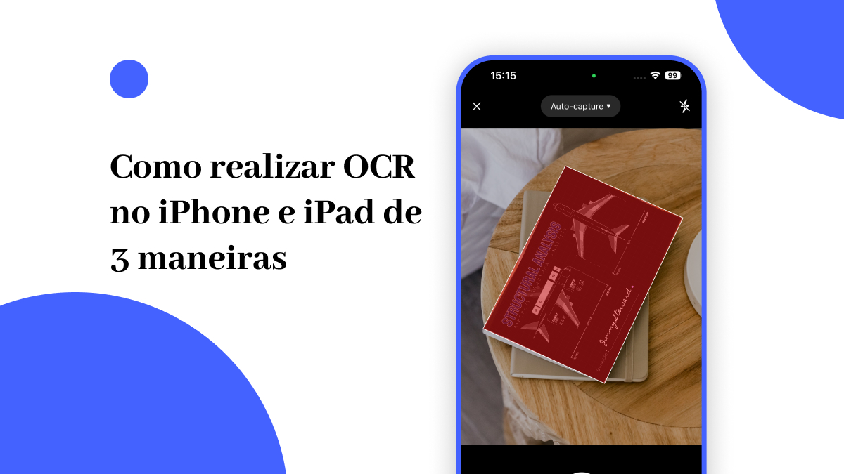 3 maneiras eficazes de realizar OCR no iPhone e iPad: um guia prático | UPDF