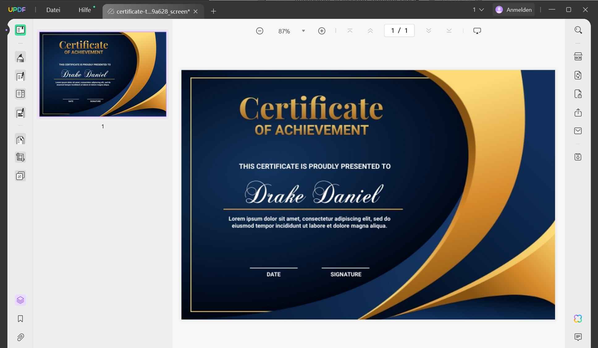 PDF mit transparentem Hintergrund machen – 3 Wege | UPDF