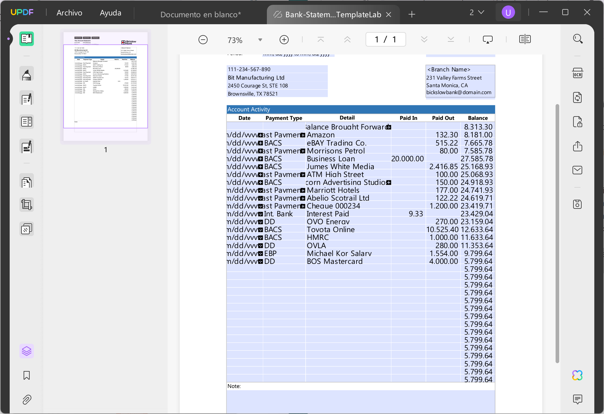 5 migliori generatori di estratti conto (con guida) | UPDF