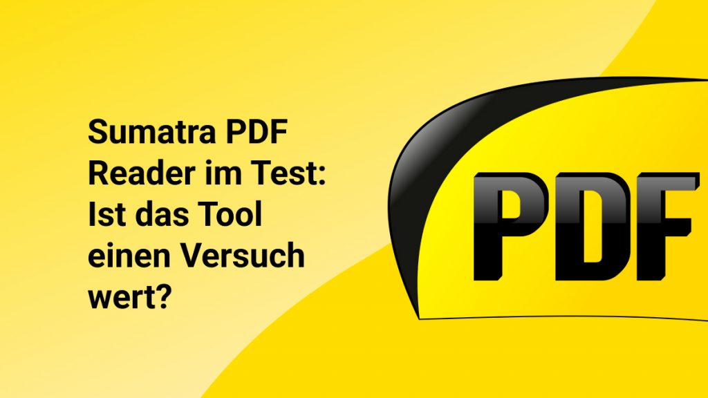 Sumatra PDF Reader Review, taugt er oder taugt er nicht? | UPDF