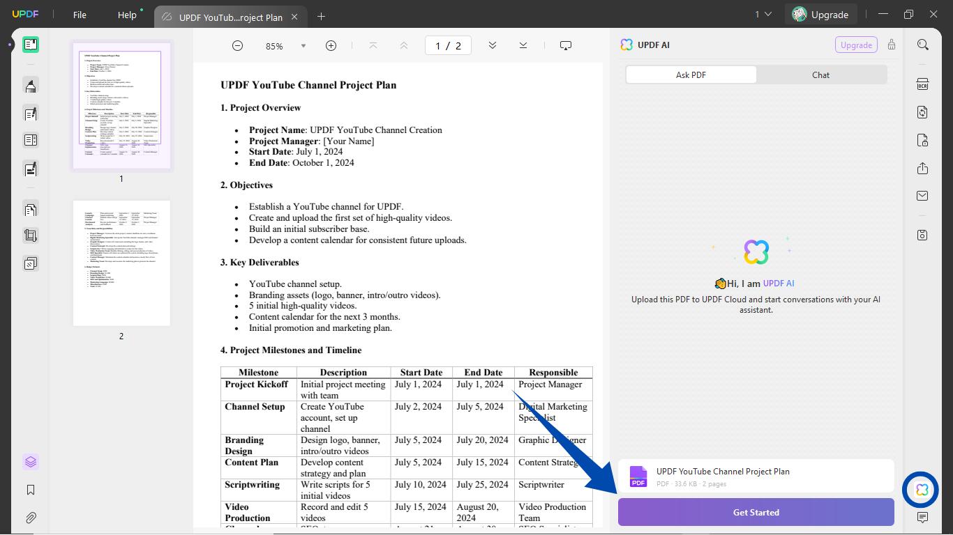 How to Use AI in Project Management? (4 Scenarios) | UPDF