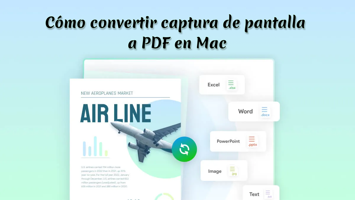 ¿Cómo convertir capturas de pantalla a PDF en Mac? (4 formas ...