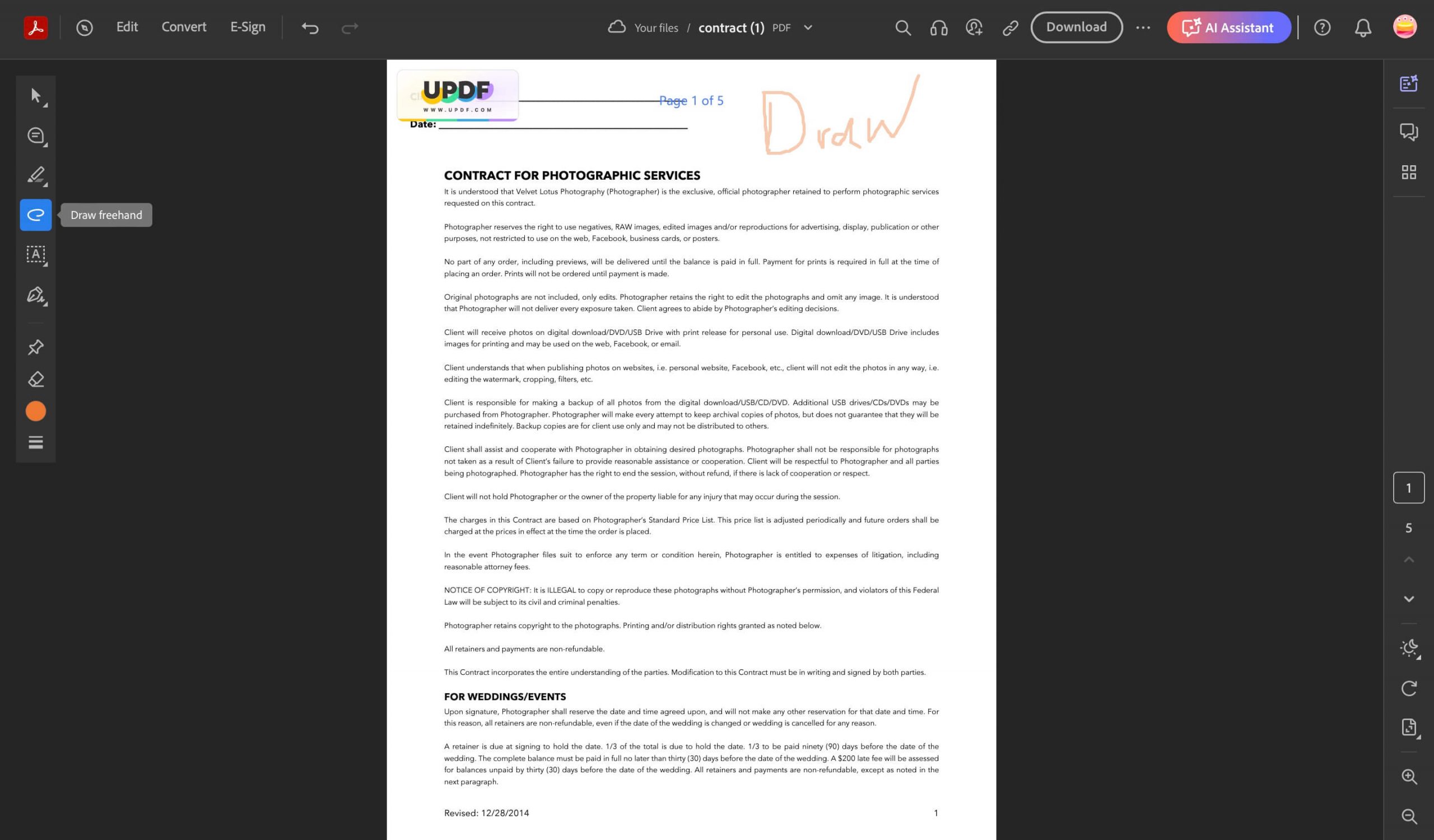 How to Draw in Adobe Acrobat? (In Easy Steps) | UPDF