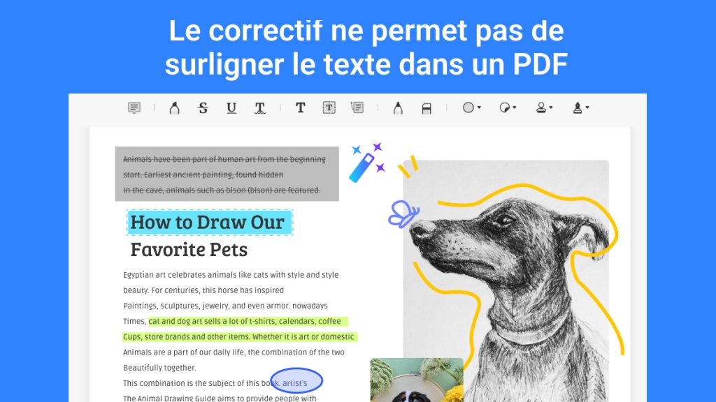 Que faire si je ne peux pas surligner le texte en PDF ? | UPDF