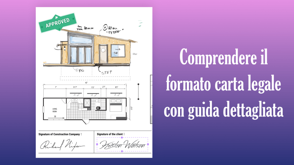Comprendere il formato carta legale con guida dettagliata - UPDF