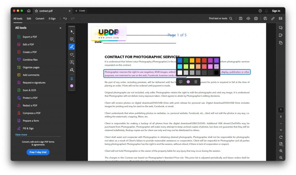 How to Change Highlight Color in Adobe? In Few Steps| UPDF
