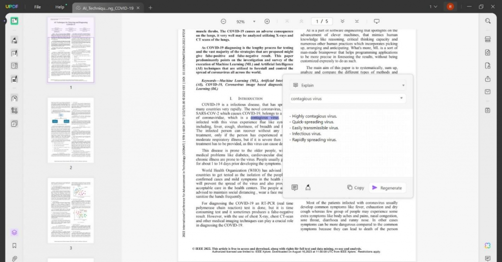 Chat with PDF: Summarize, Translate, and Explain PDFs - UPDF