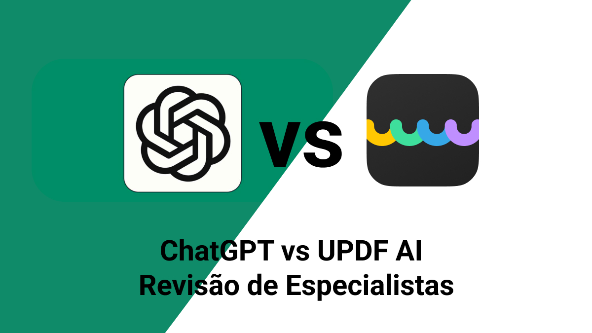 ChatGPT vs UPDF AI: Qual é o Certo Para Você? | UPDF
