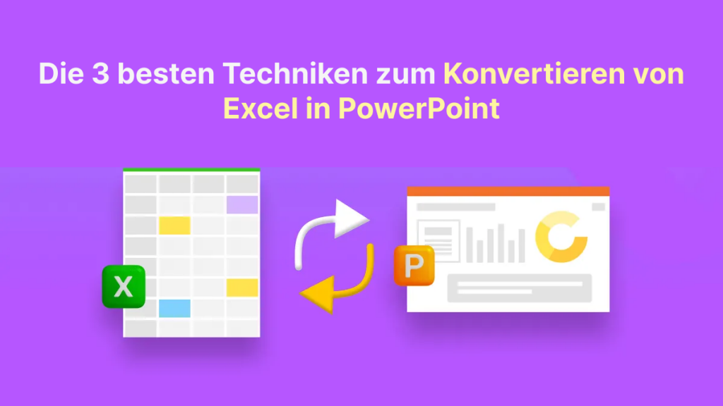 Wie Sie Excel mit 3 Methoden in PowerPoint Konvertieren? | UPDF