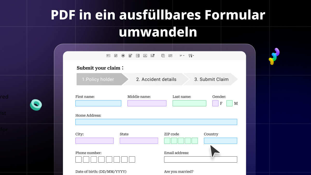 Wie Sie ein PDF in ein ausfüllbares Formular umwandeln? | UPDF