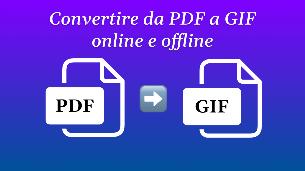 Convertire da PDF a GIF online e offline | UPDF