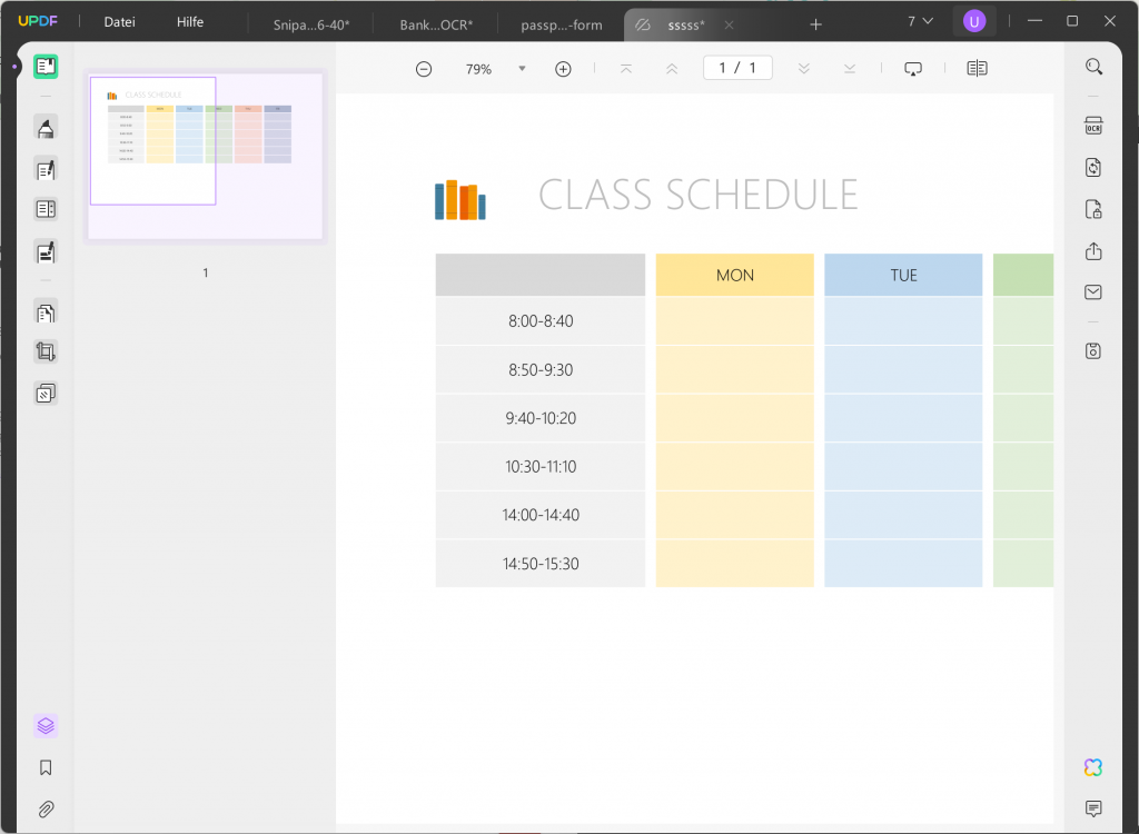 Wie erstellen Sie eine Tabelle in PDF - Die Anleitung | UPDF