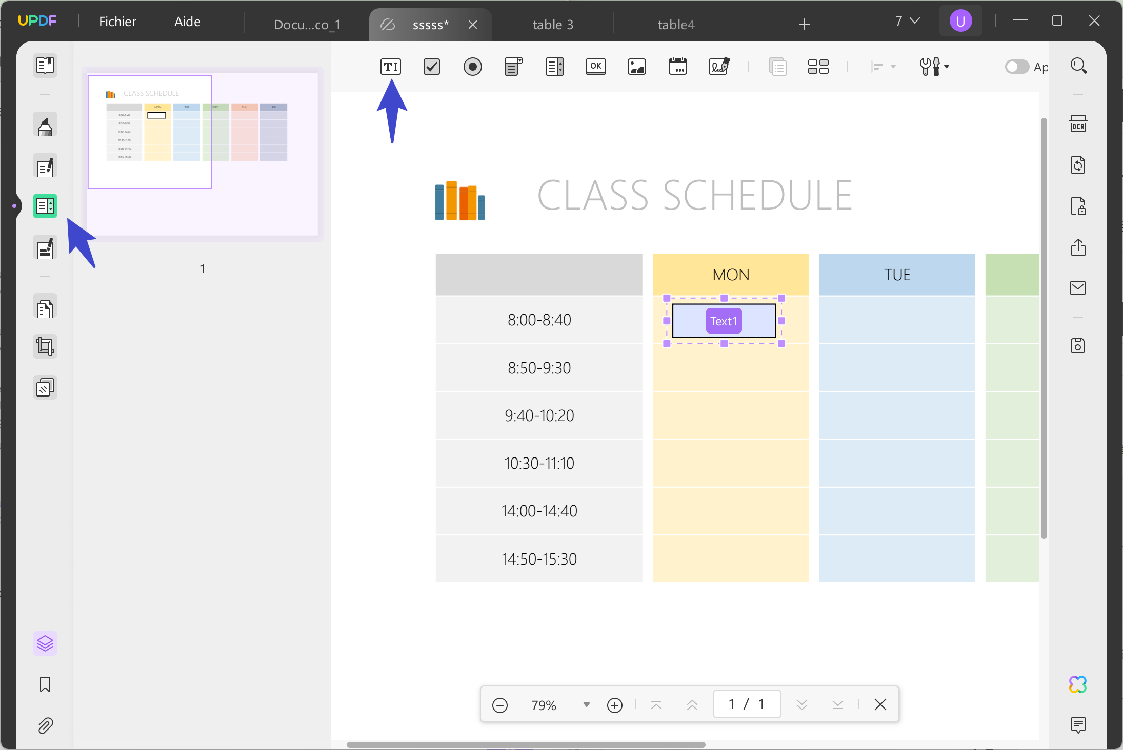 Comment créer un tableau dans un PDF ? (Guide ultime) | UPDF