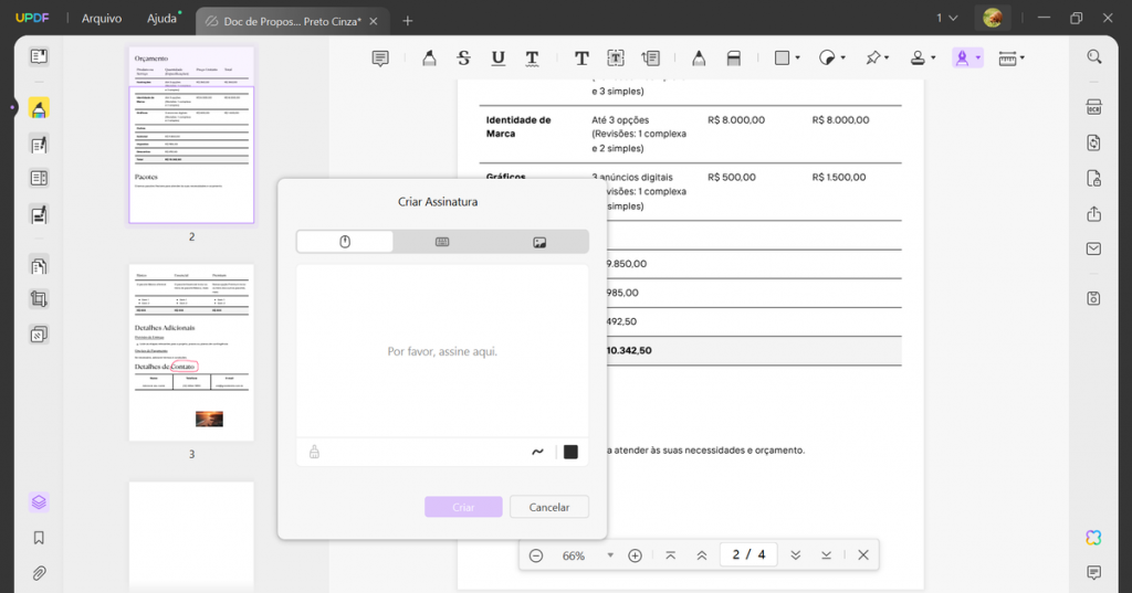 Como Adicionar Assinatura a PDF no Microsoft Edge? (Fácil) | UPDF