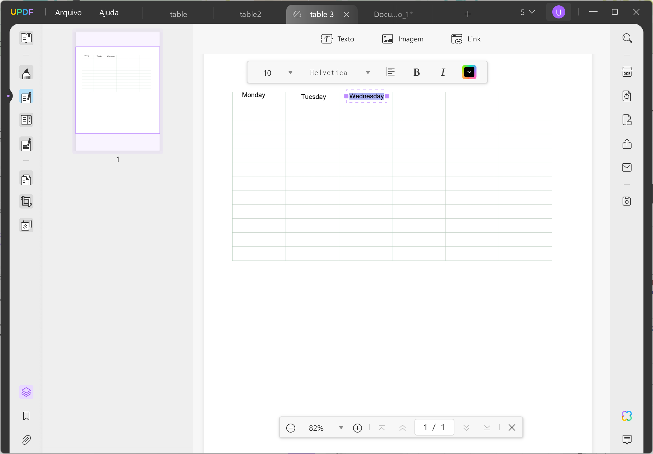 Como criar uma tabela em PDF? (O guia definitivo) | UPDF