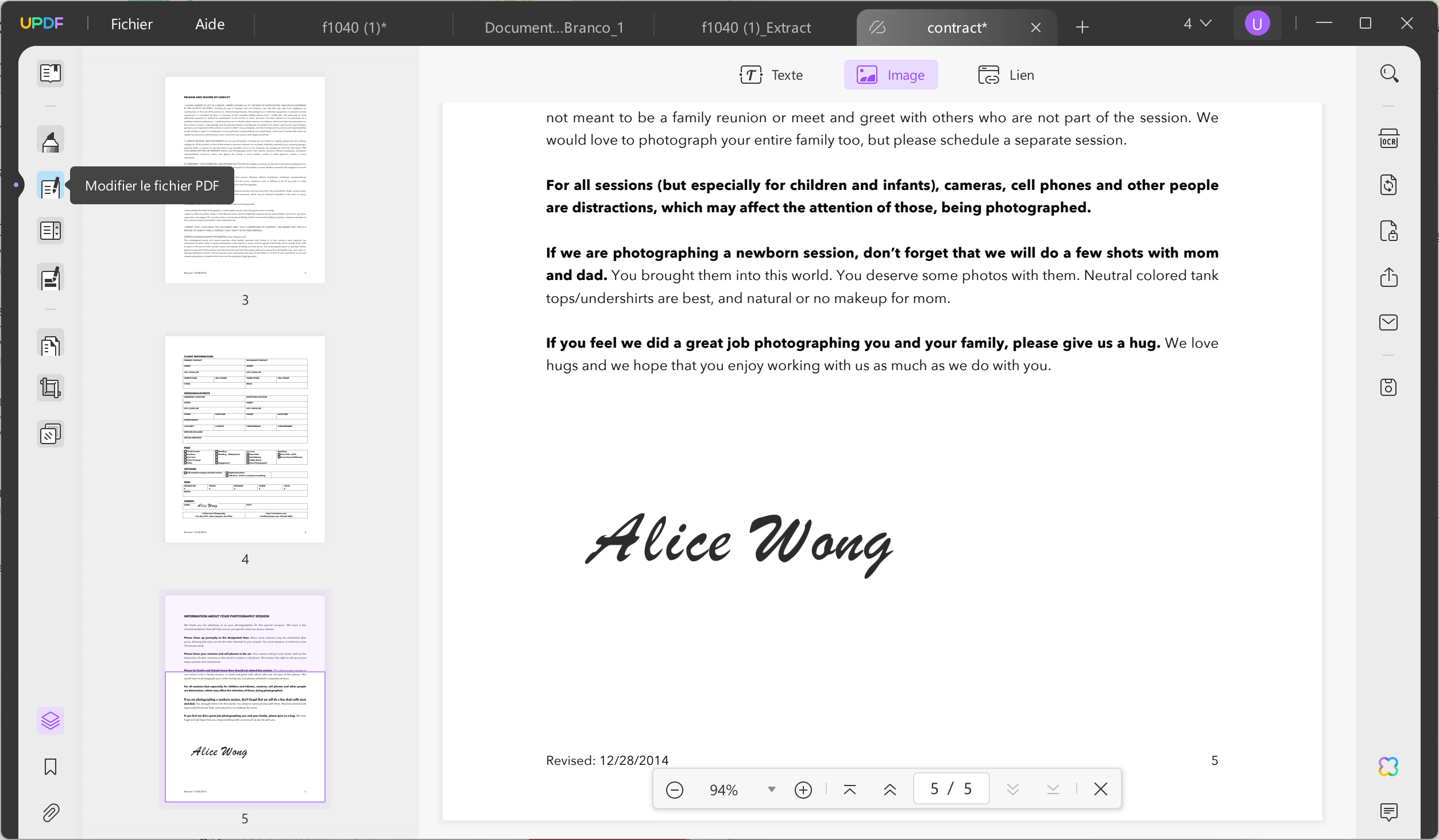 Comment rogner une signature à partir d'un PDF ? | UPDF