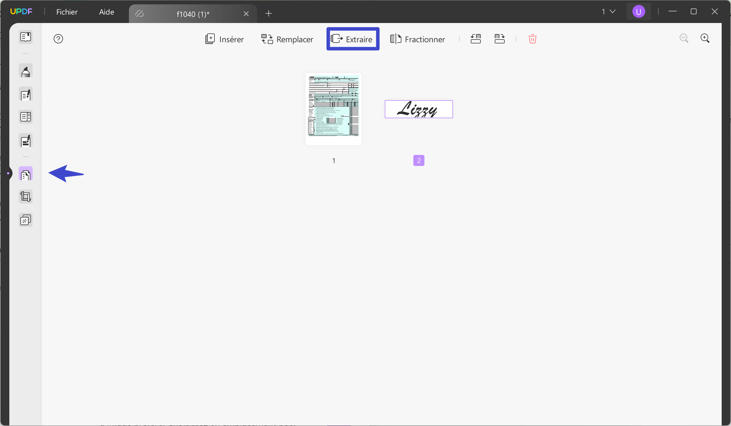 Comment rogner une signature à partir d'un PDF ? | UPDF