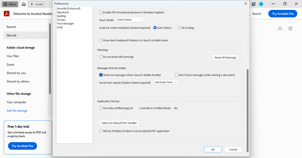 How to Disable Adobe Acrobat Cloud Storage? | UPDF