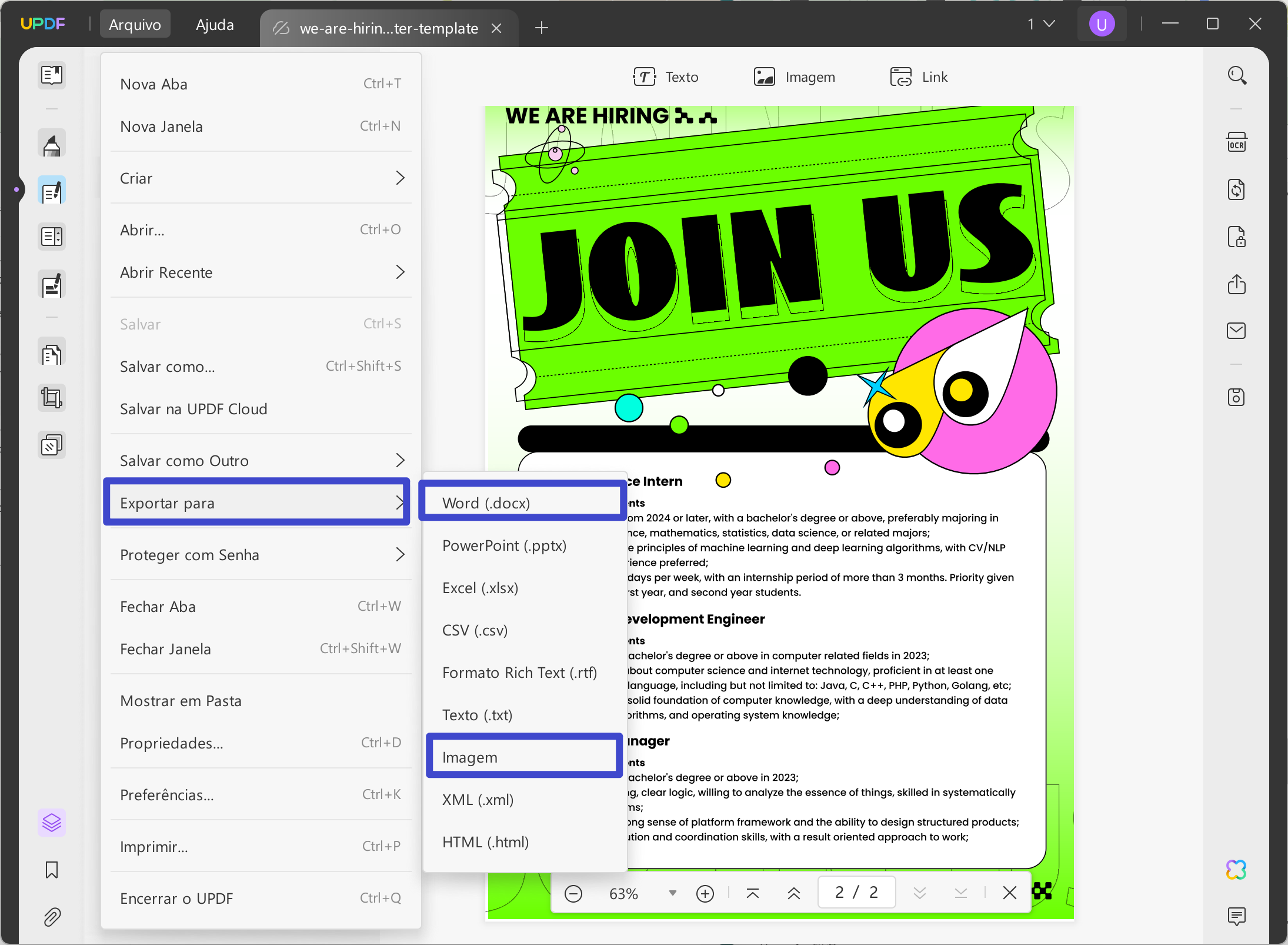 Como fazer um cartaz no Word [com modelos] | UPDF