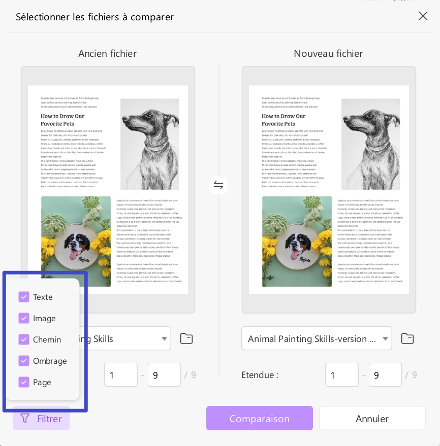 3 façons simples de comparer des documents PDF | UPDF