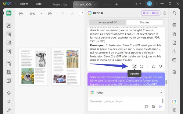 Comment enregistrer des conversations ChatGPT | UPDF
