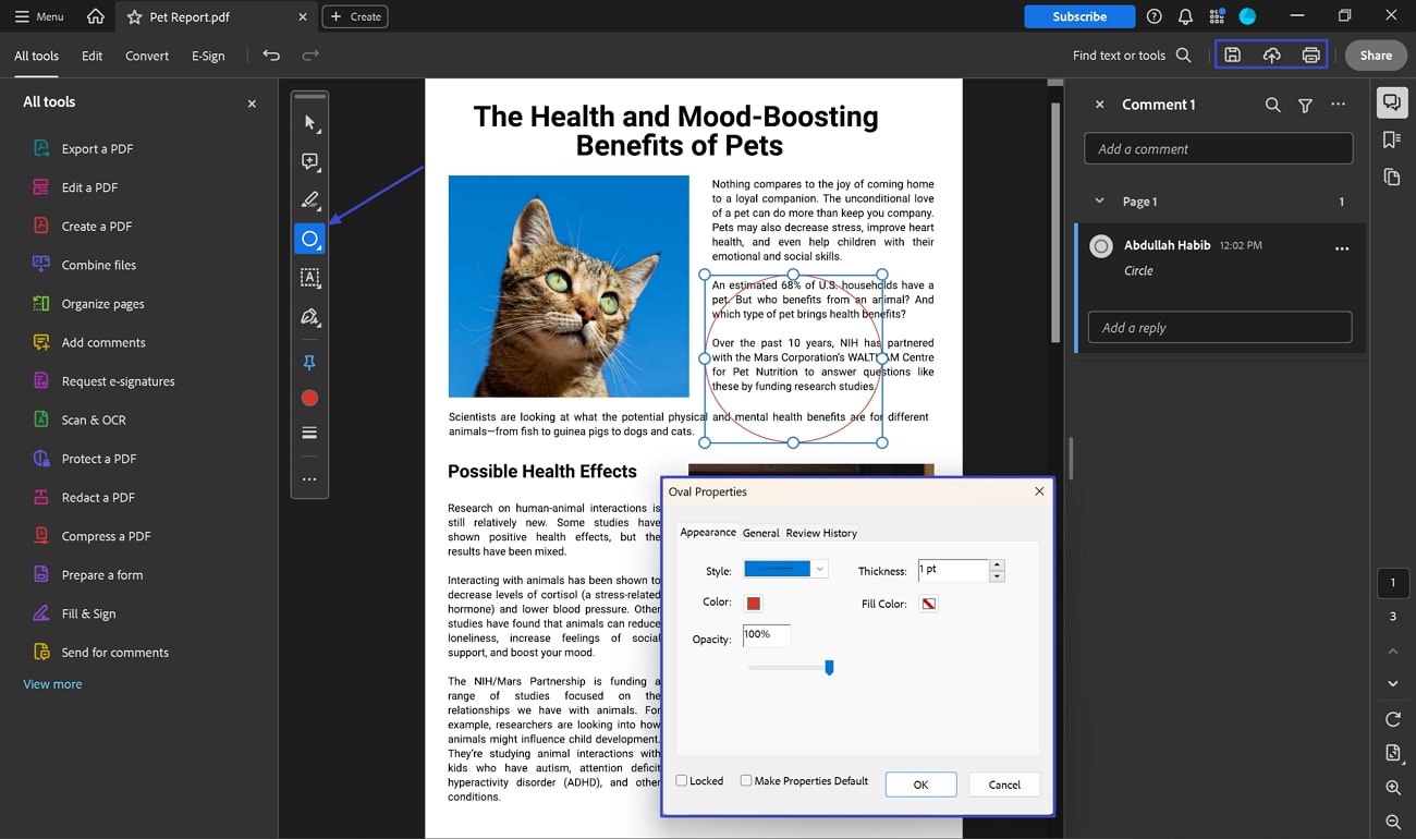 Understanding How to Circle Something in PDF - UPDF