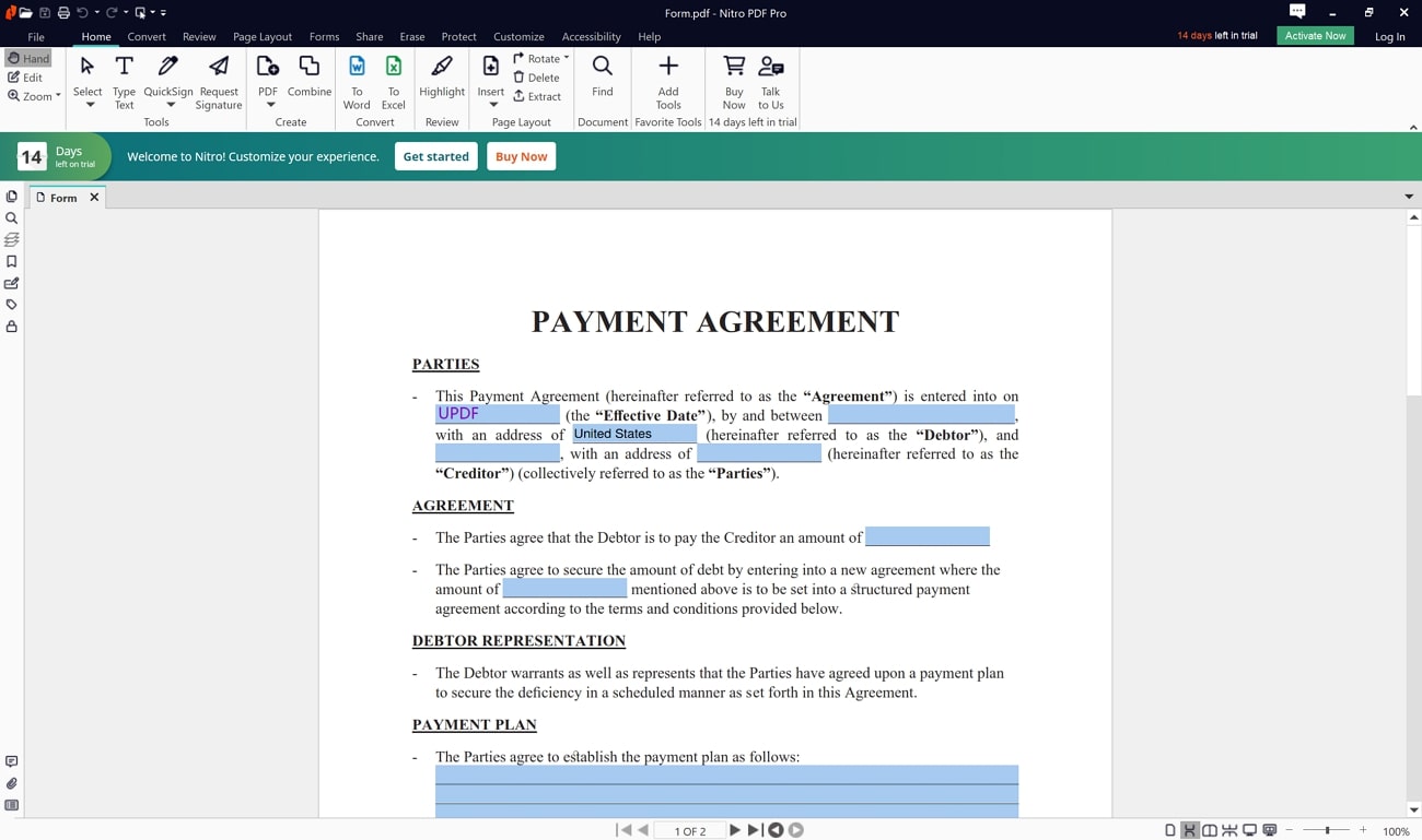 Learn How to Remove Blue Boxes in PDFs - UPDF