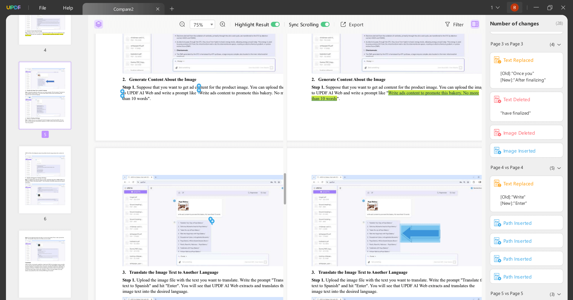 2 Best Ways to Compare Two Word Documents Side-by-Side - UPDF