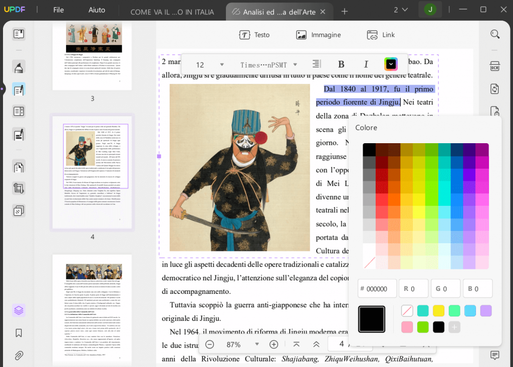 I 5 migliori software per modificare il colore di PDF | UPDF