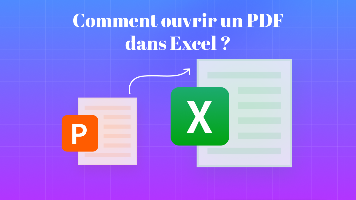 Comment ouvrir un fichier PDF avec Excel ? | UPDF