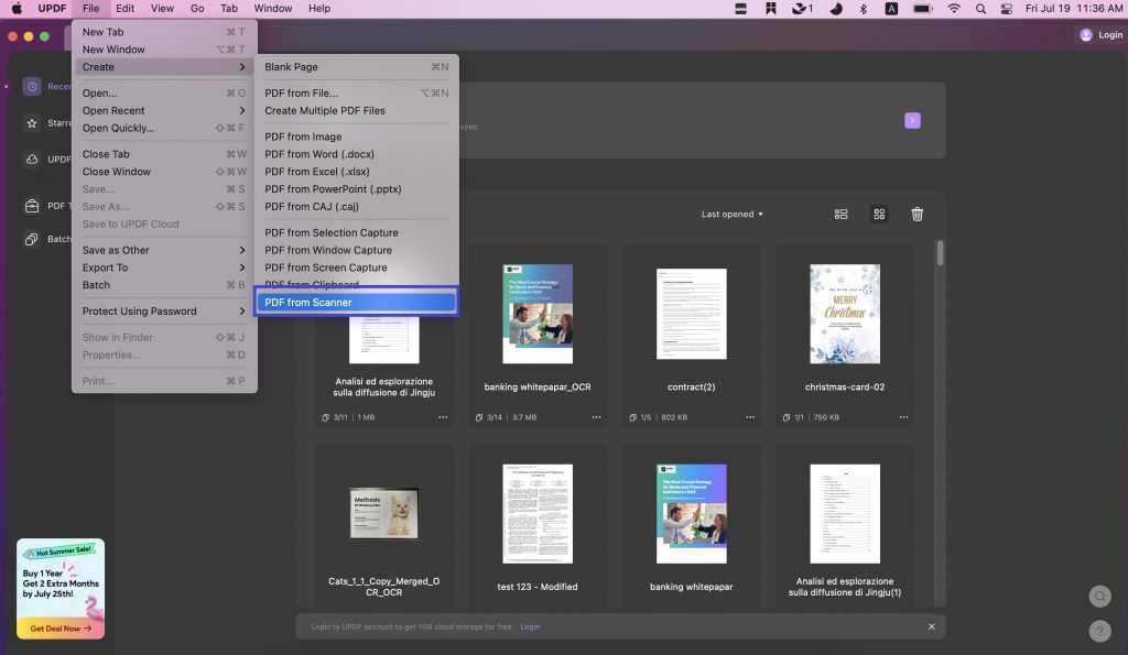 How to Create PDF Files with UPDF for Mac | User Guide
