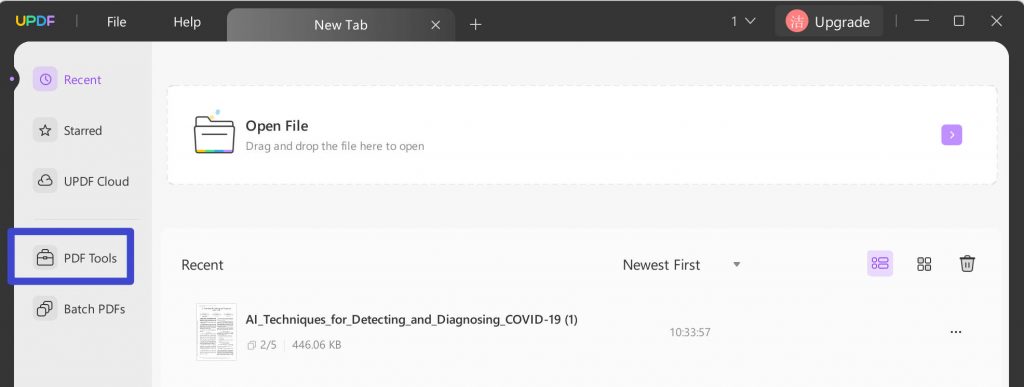 Compare PDFs with UPDF for Windows | User Guide