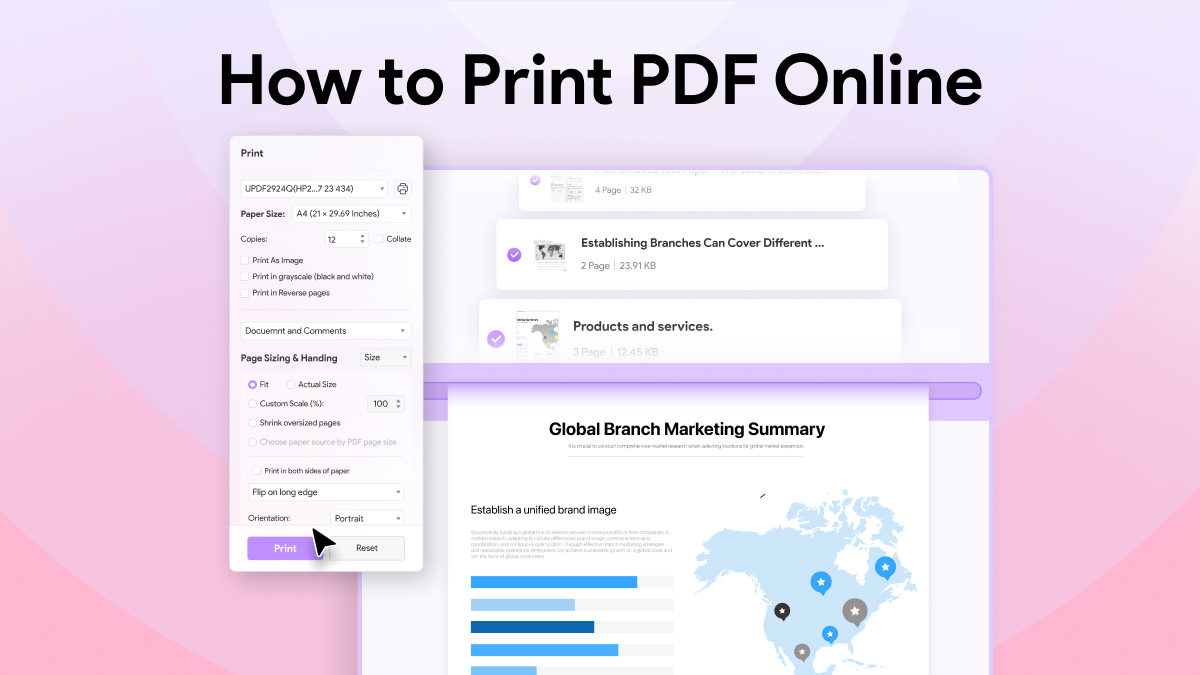 How to Print PDF Online Using the Top Tools - UPDF